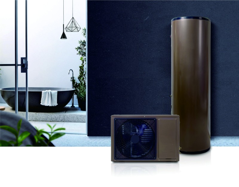 3kW - 5kW R410A Air to Water Split Heat Pump Water Heater for Efficient ...